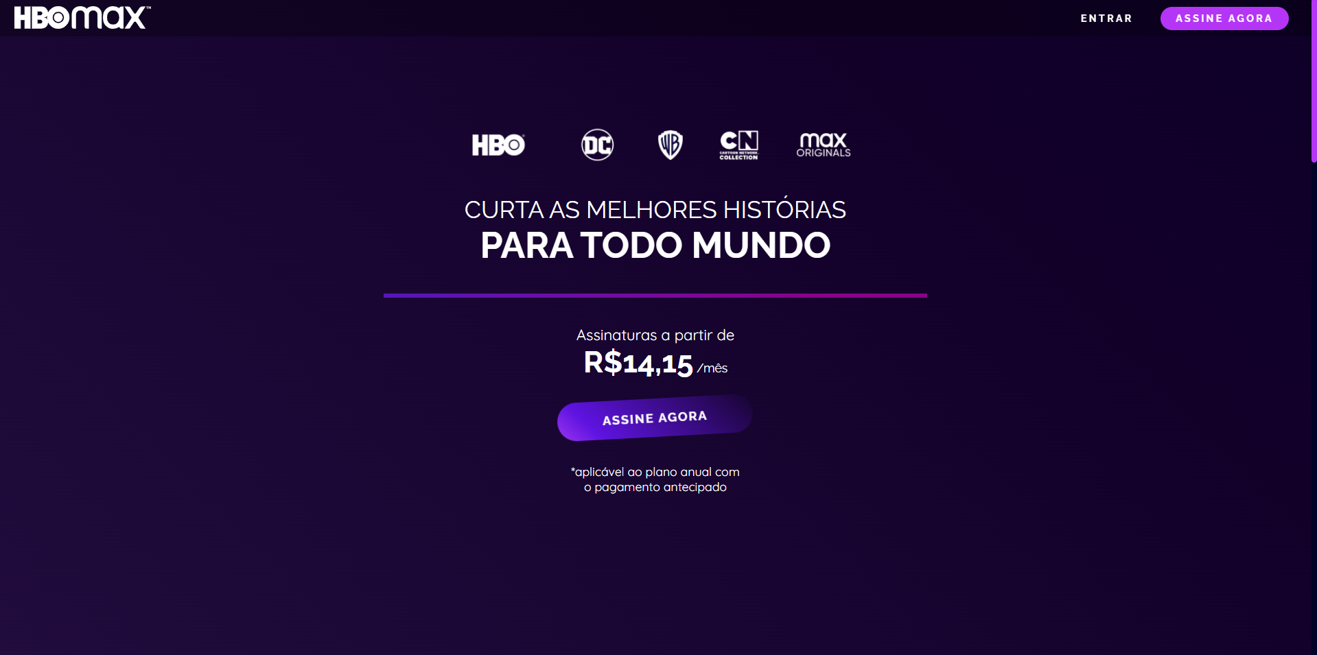 Detalhes Projeto - HBO MAX